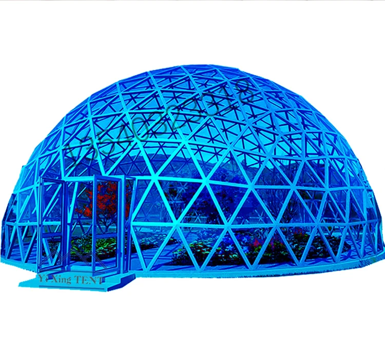 10 Meter Dome Glass House Double Layered Duplex Restaurant Hotel Tent ...