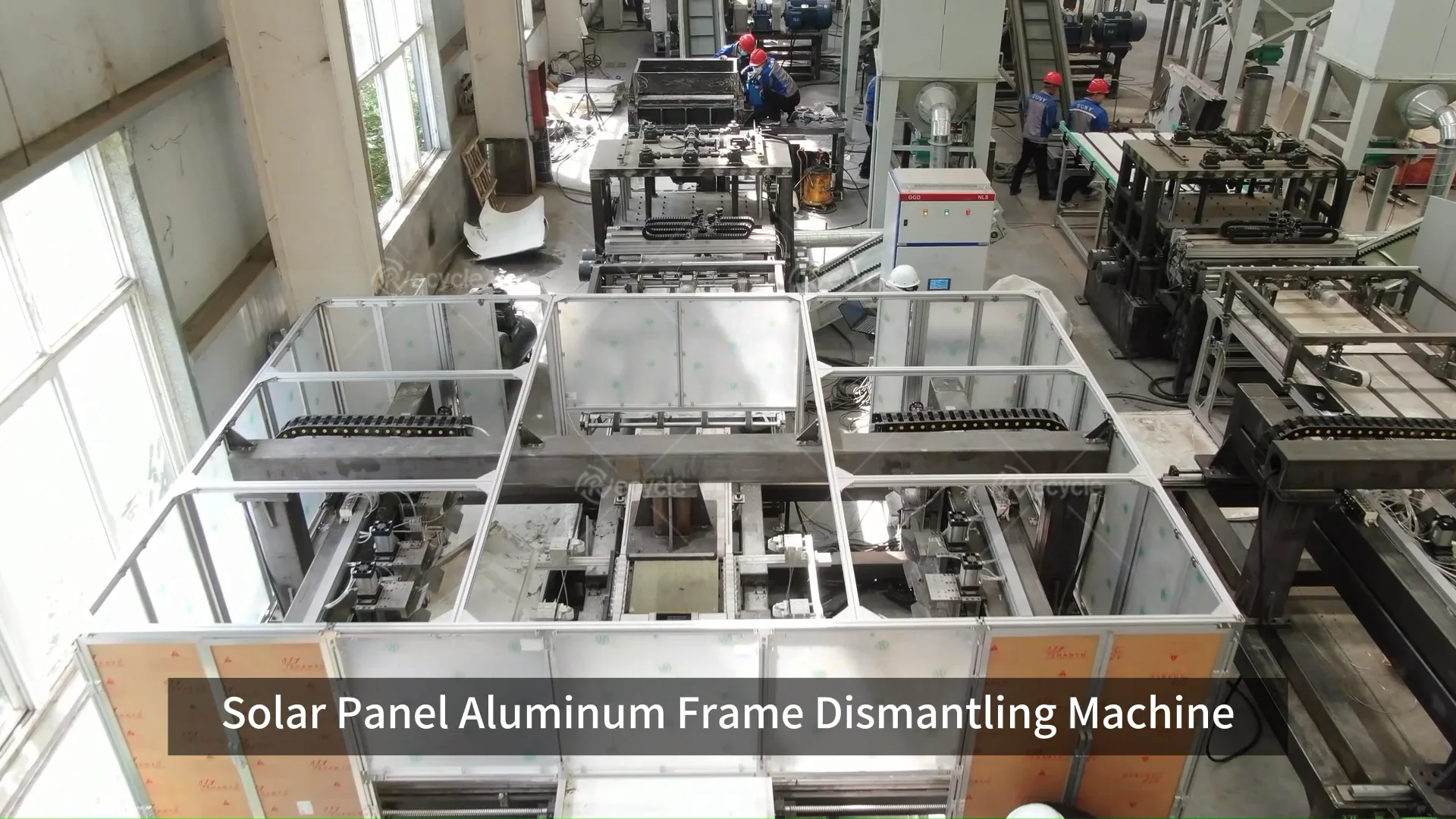 Solar Panel Recycling Machine Solar Panel Aluminum Frame Removing ...
