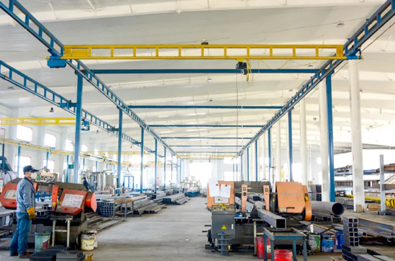 Supply Workstation Free Standing Bridge Crane System 500kg 1 Ton 2 Ton ...