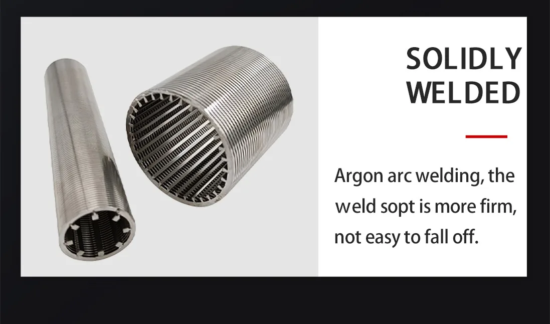 Johnson Screen Pipe Sewage Treatment Plant Filter Wedge Wire Type ...