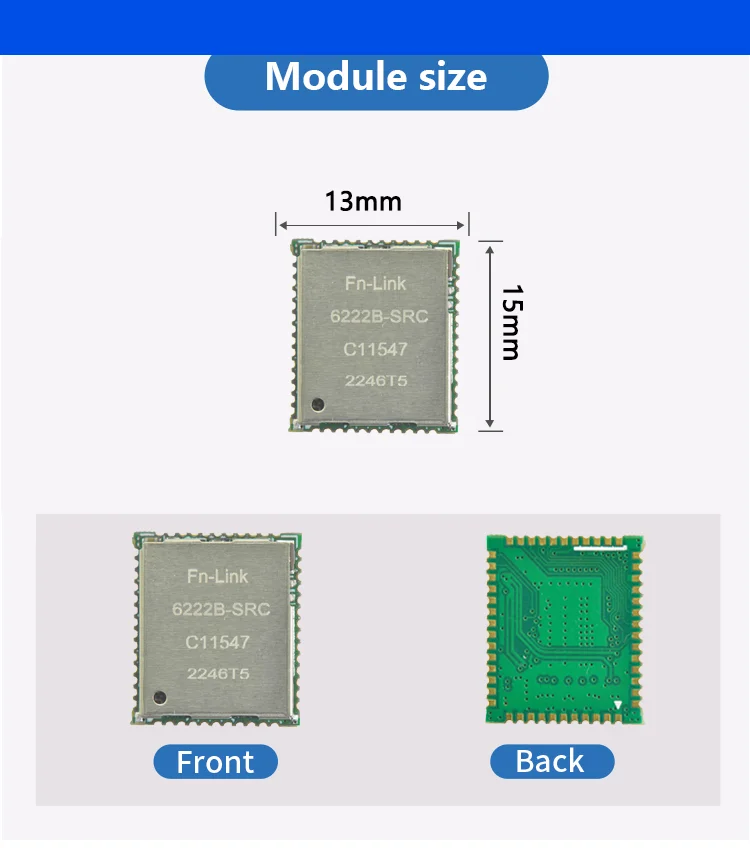 Rtl8822cs-vs 와이파이 모듈 866mbps 속도 Ble5.0 인터페이스 와이파이 블루투스 모듈 듀얼 안테나 인버터 ...