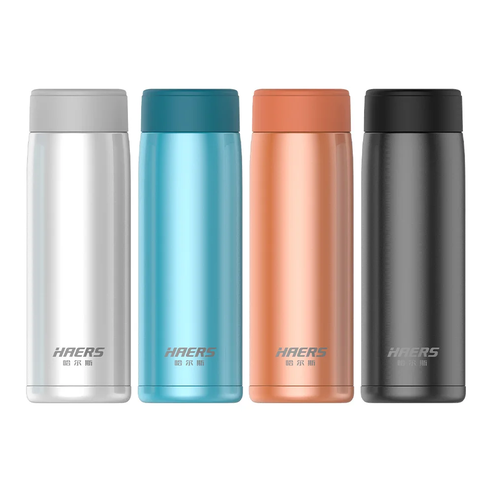 Haers Leakproof Double Wall Vacuum Light Flasks Straight Thermal Water ...