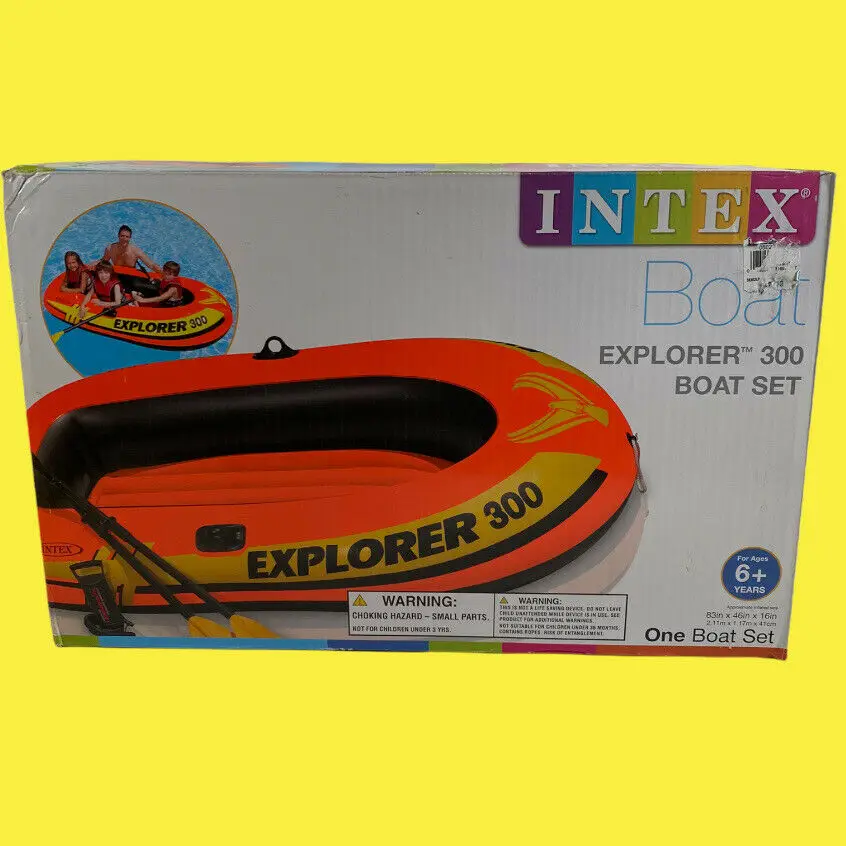Intex 58332NP Explorer 300 Raft Boat - Perfect for Drifting