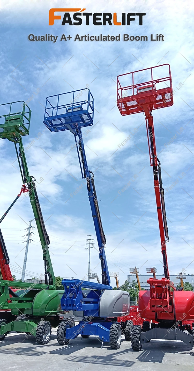 12m to 18m Diesel-Powered Hydraulic Boom Lifts for Lifting