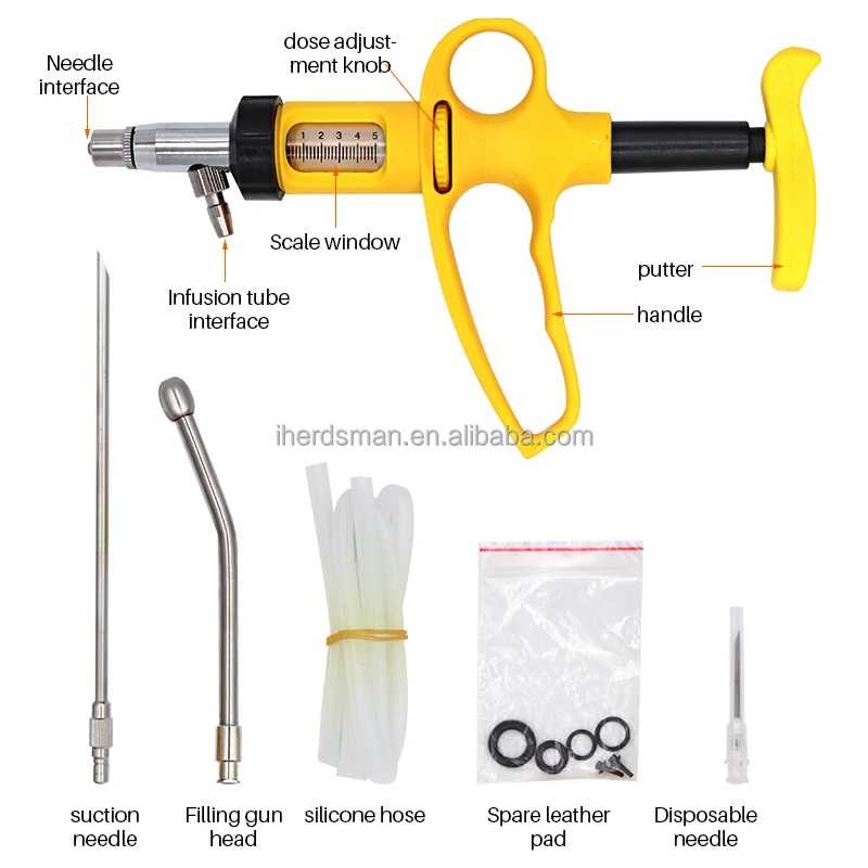 5ml Automatic Animal Syringes - Precise Vaccine Injection