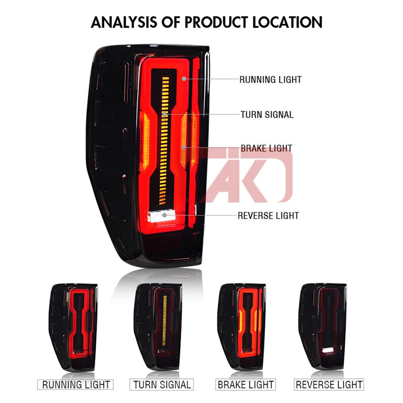 Modified Car Led Lamp Dragon Taillight for BMW G20 3 Series