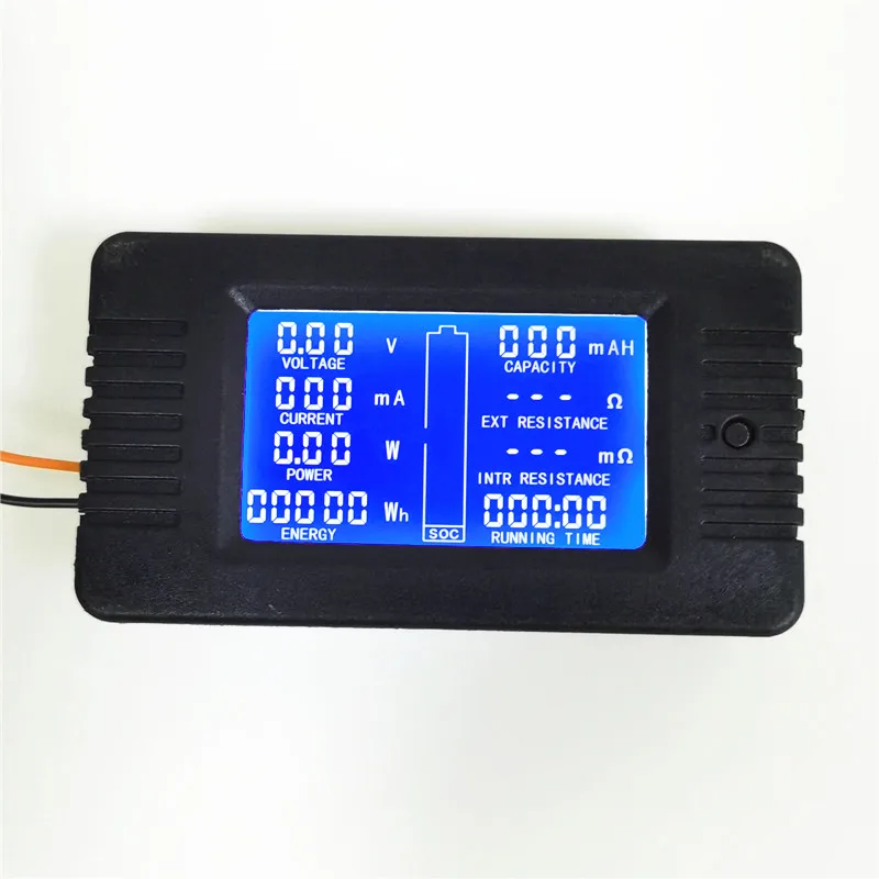 Battery Monitor Shunt 0-200v Lithium Lead Acid Battery Tester 75mv 100a ...