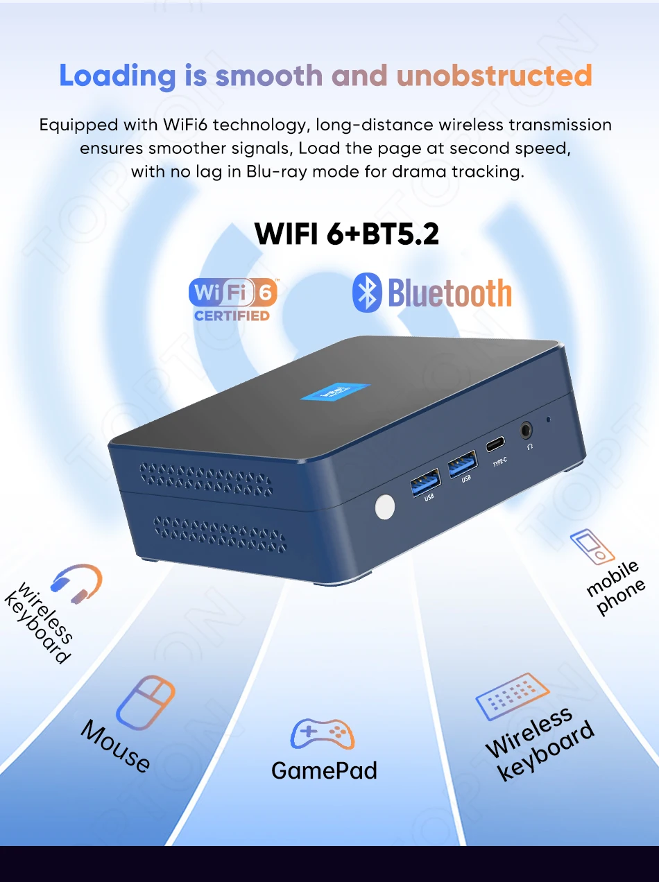 New Topton Mini Pc 12th Gen Intel I3 N305 N300 N200 Ddr5 Pcie3.0x4 ...