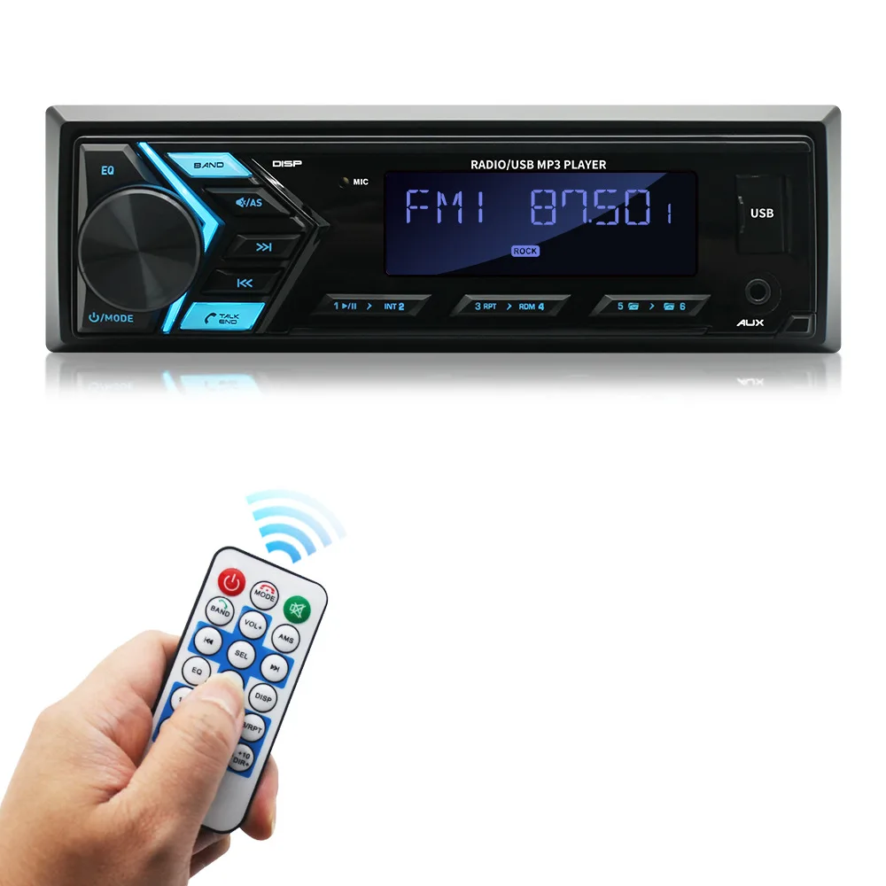 1 Din Bluetooth Usb Aux Sd Tf Lcd Car Radio Stereo 7388 Ic Car Mp3 ...