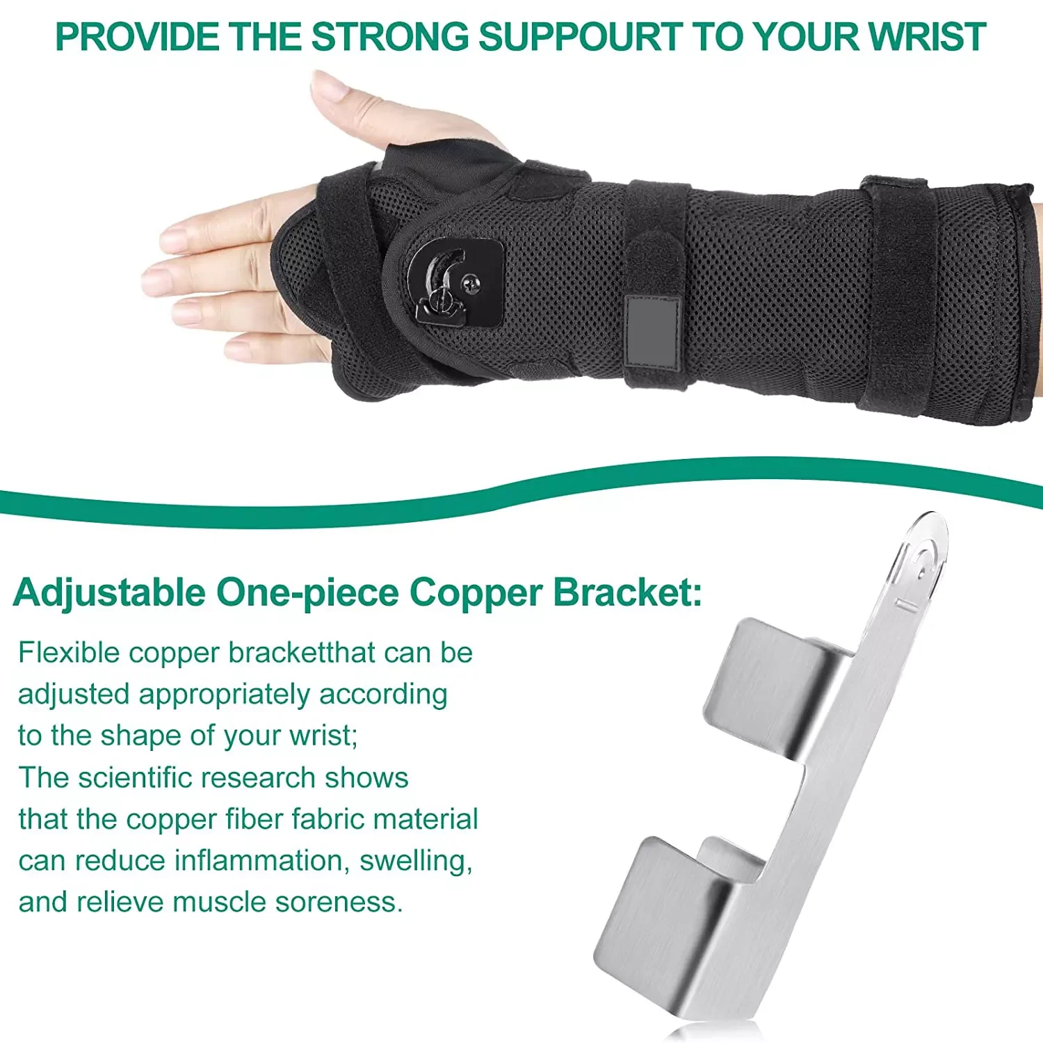 Hot Sale Hand Wrist Splint Orthopedic Fracture Wrist Brace