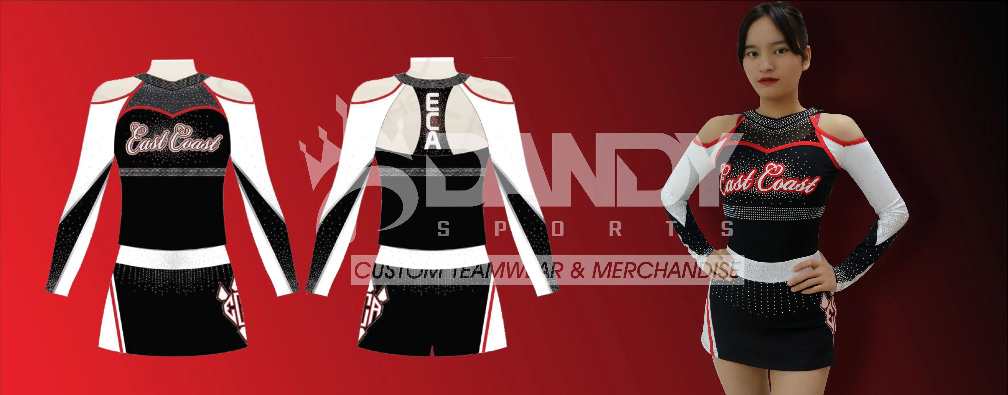 Custom Design Your Own Cheerleading Uniforms for High School
