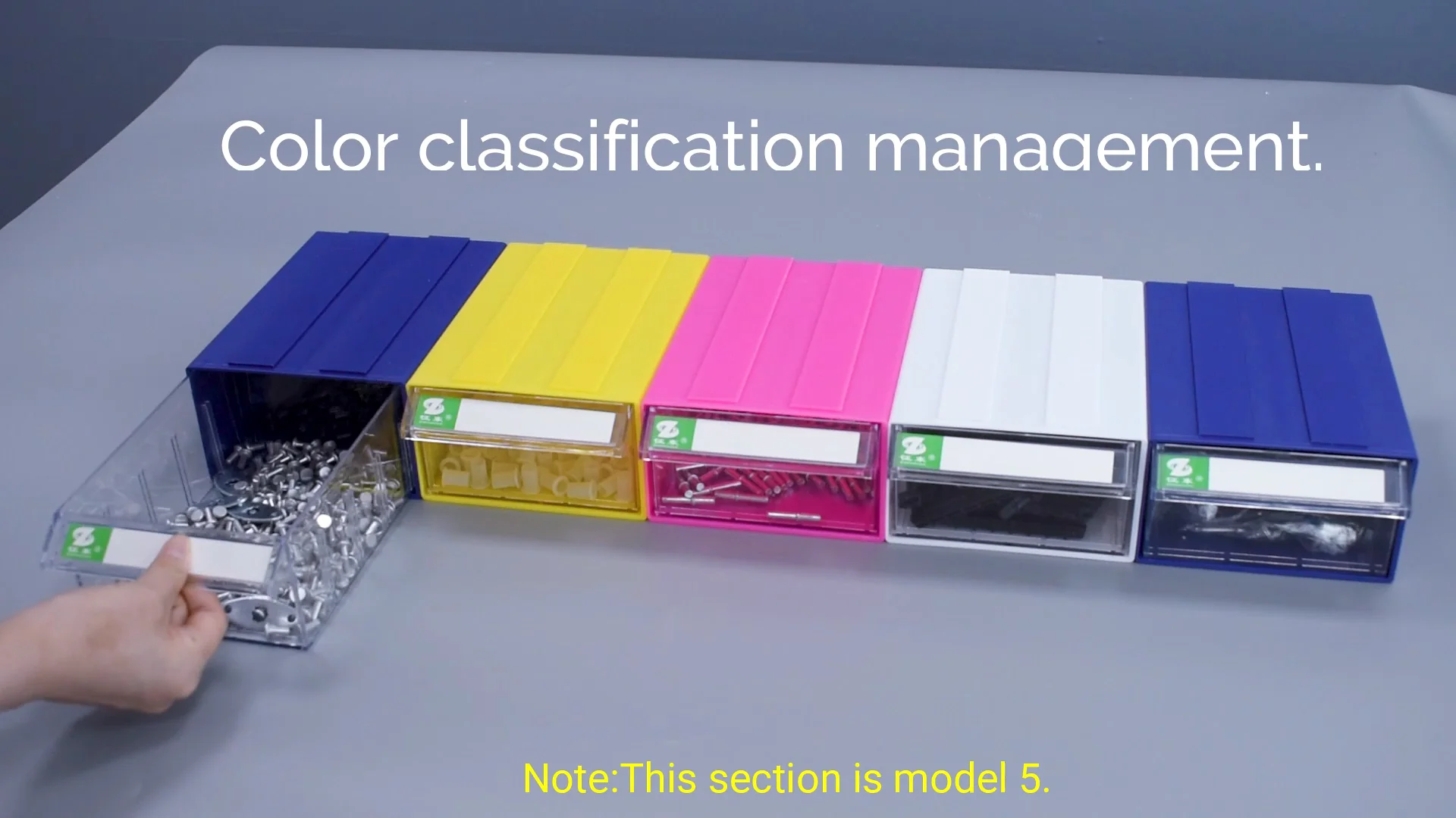 Drawer Type Small Boxes Plastic Desktop Household Small Transparent ...