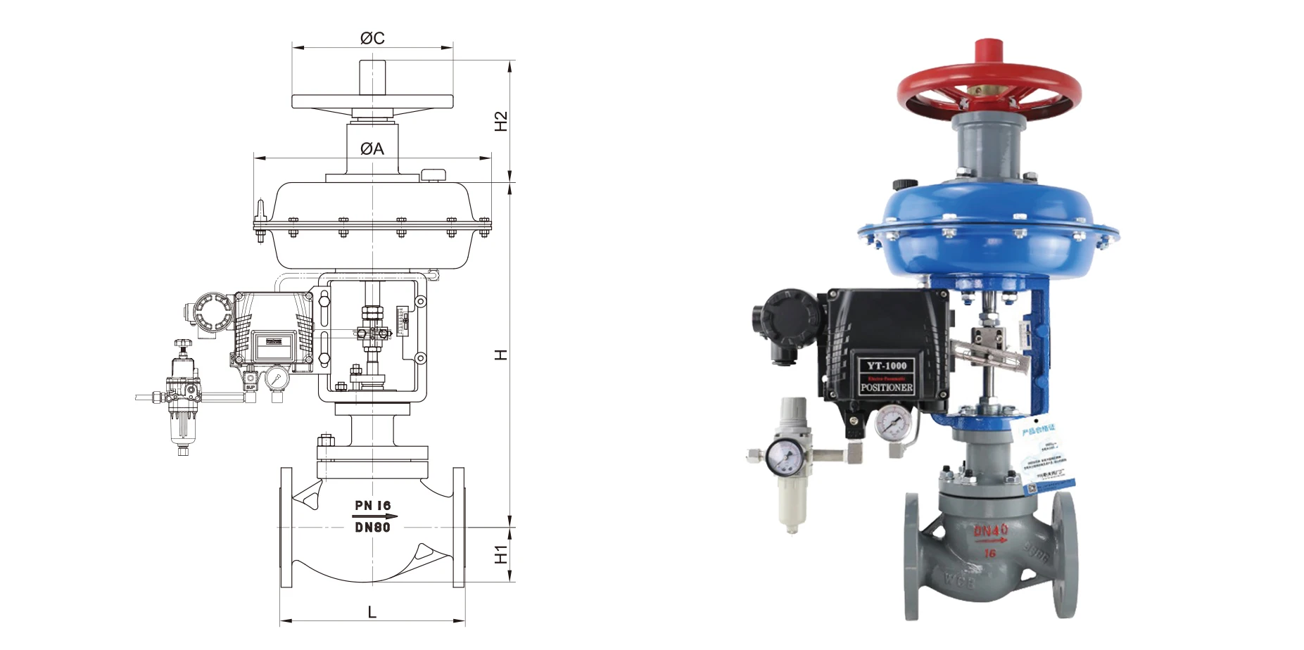 ANSI ASME Water Level Modulating Globe Flow Water Filter Control Valve ...