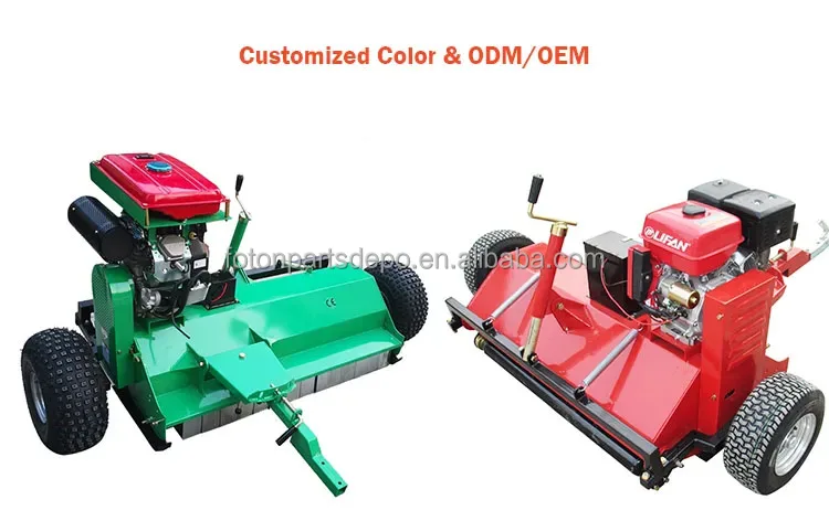 Atv Flail Mower Mulcher Atv Flm-120 Flm150 15hp Gasoline Engine Lawn ...