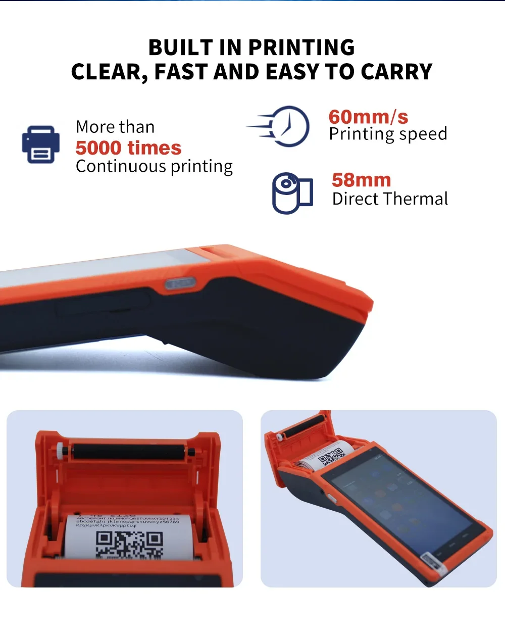 Android Pos Handheld Cash Register Nfc Handheld Mobile Machine All In ...