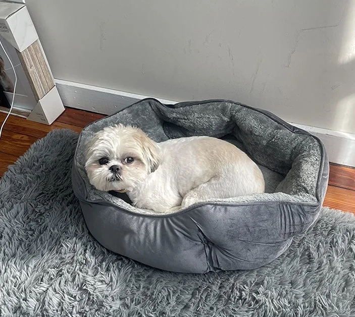 Customization Solid Pet Sofa Bed Soft Warm With Robust Fiber Foam ...