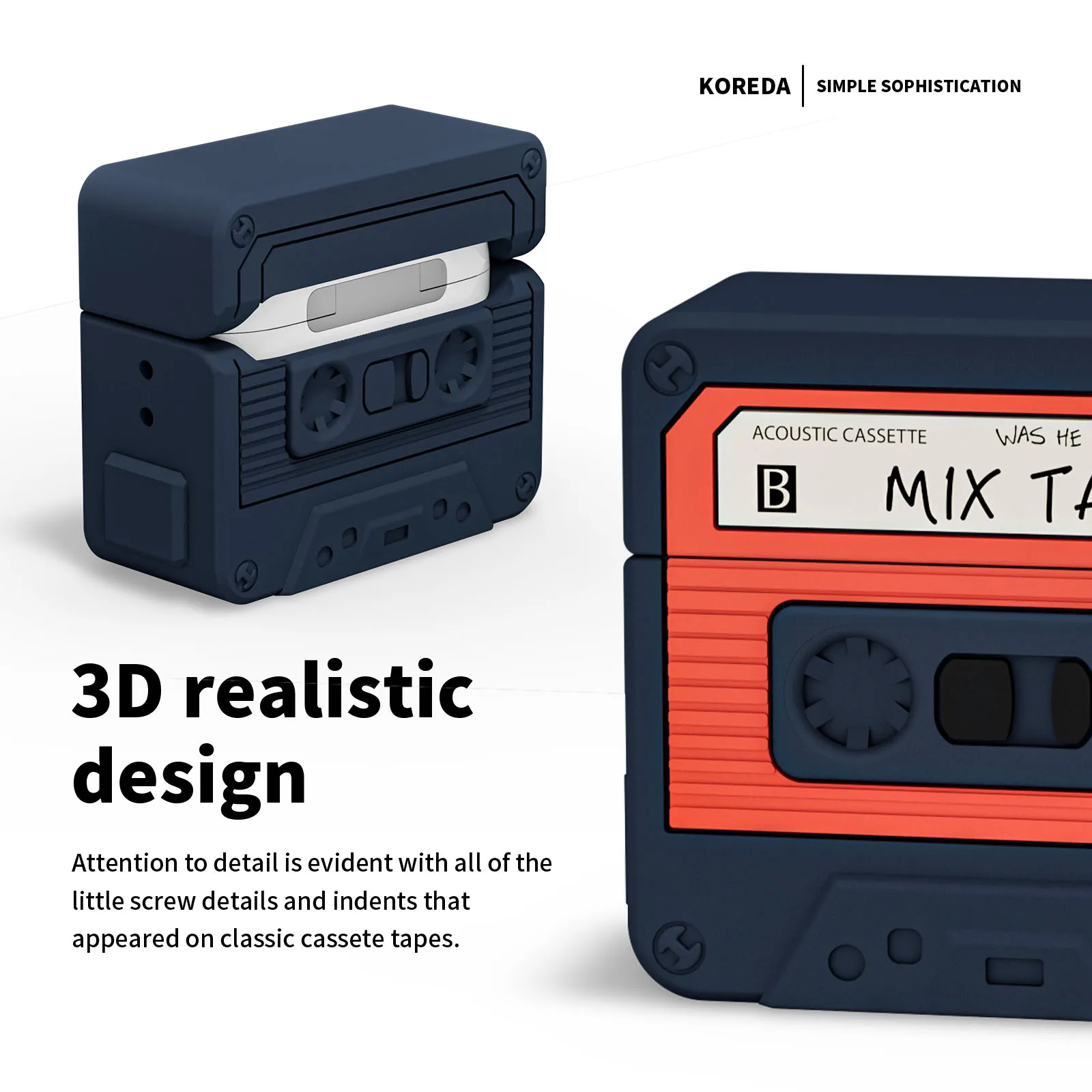 Recording Machine Silicone Case Custom Wholesale Bulk Luxury Earbuds ...