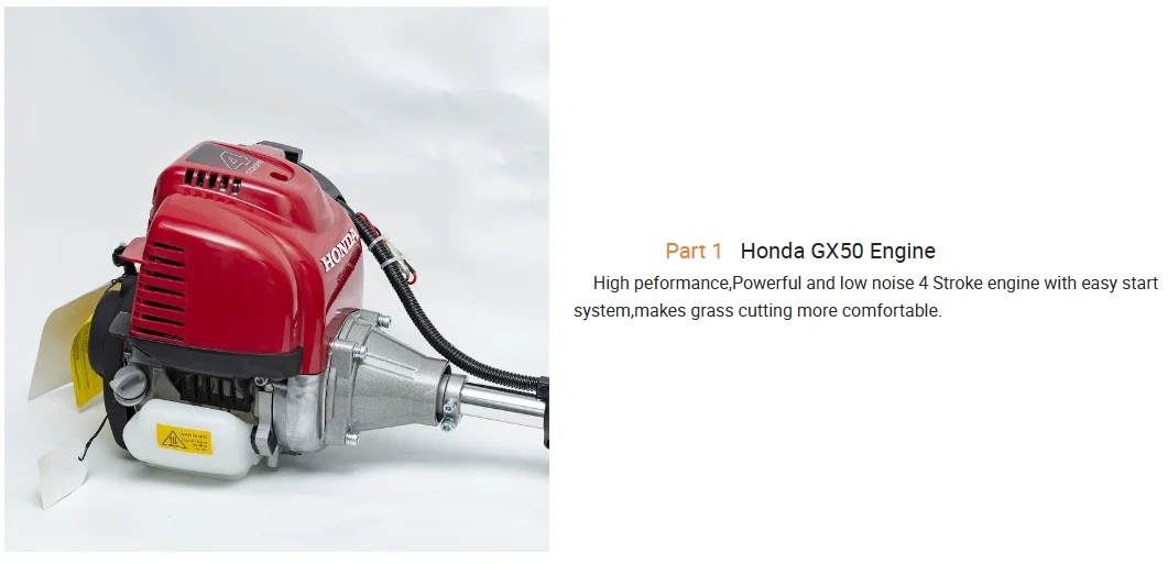 Genuine Gx50 Motor Knap-pack Brush Cutter Garden Tools Grass Trimmer Whipper Sniper For Forest ...