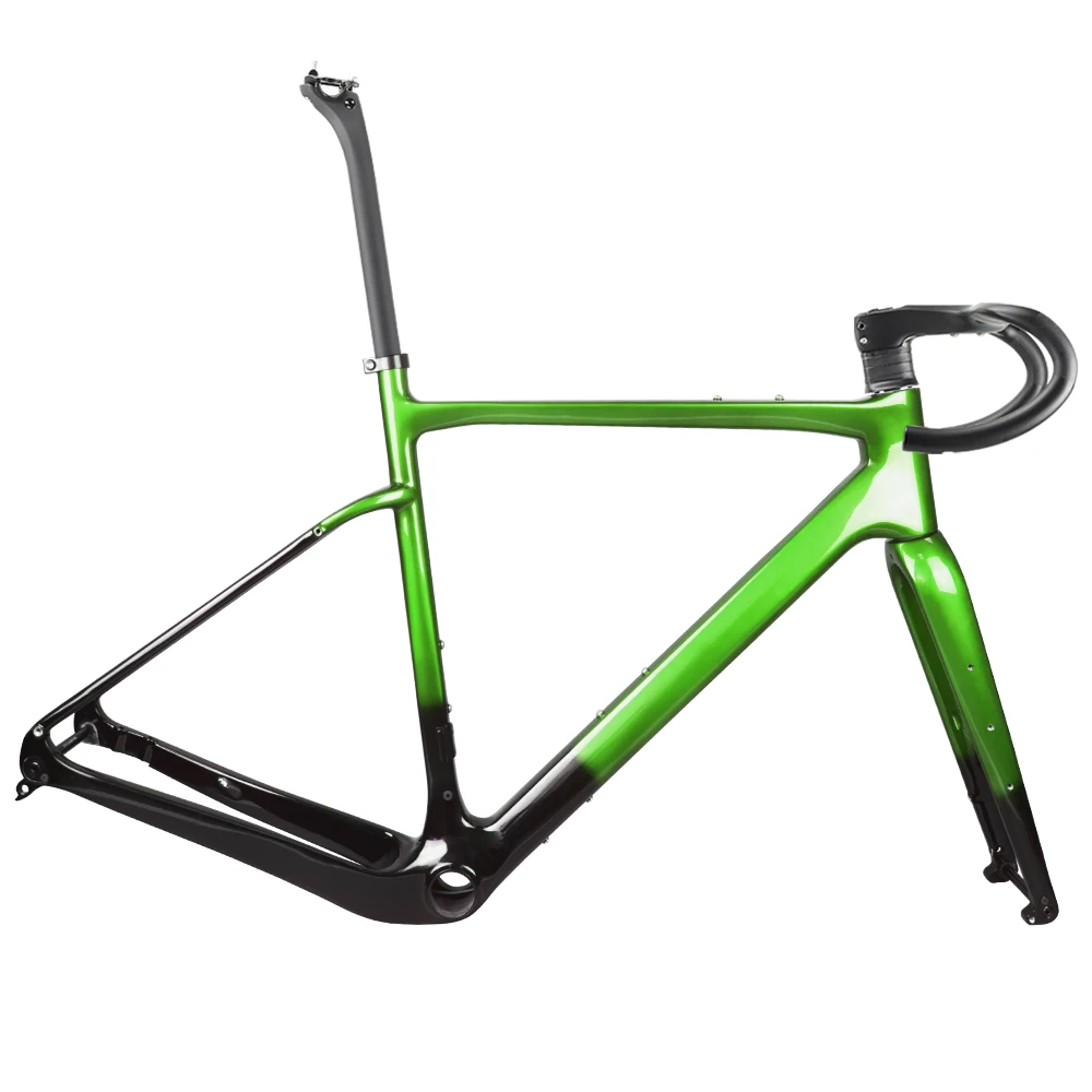 Super Light T1100 Full Carbon Fiber Bicycle Frame China Flat Mount Disc ...