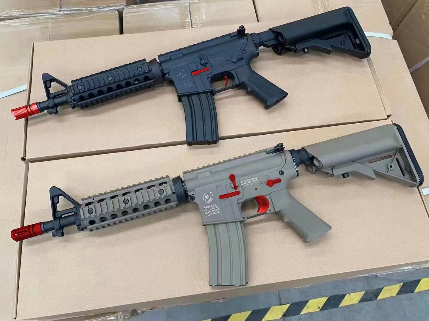 Nylon M4 Cqb Assault Rifle Metal Gear Electric Splatter Gel Ball ...