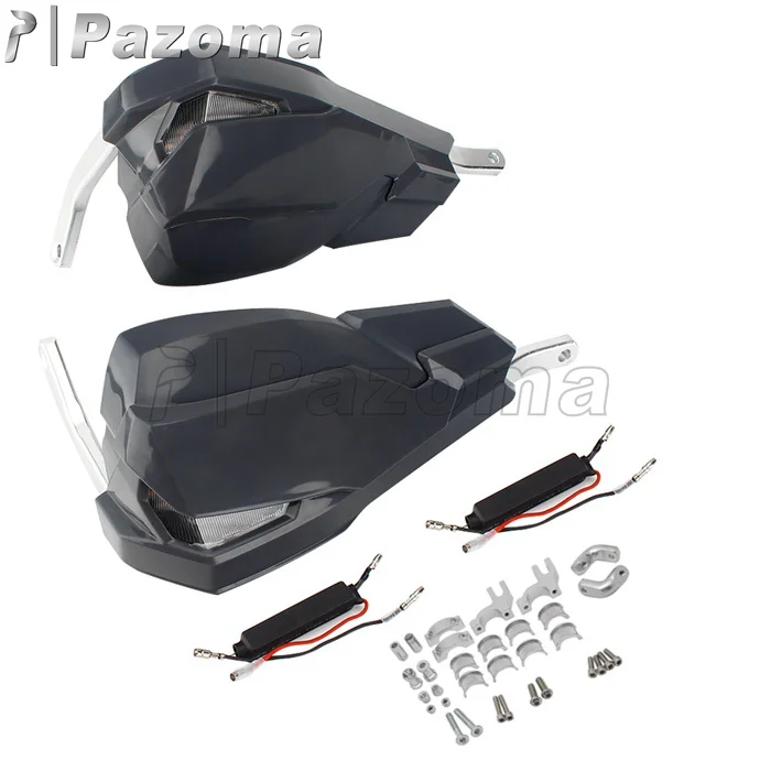 Motorcycle Hand Guard Led Handguards Turn Signal Light 7/8" 22mm Or 1-1 ...