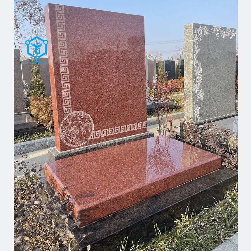 Black Granite Hand Carved Guitar Headstone Monument Cemetery Headstone ...