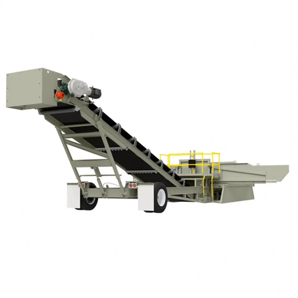 Factory Telescopic Mobile Belt Conveyor Stacker For Aggregate Yard From ...