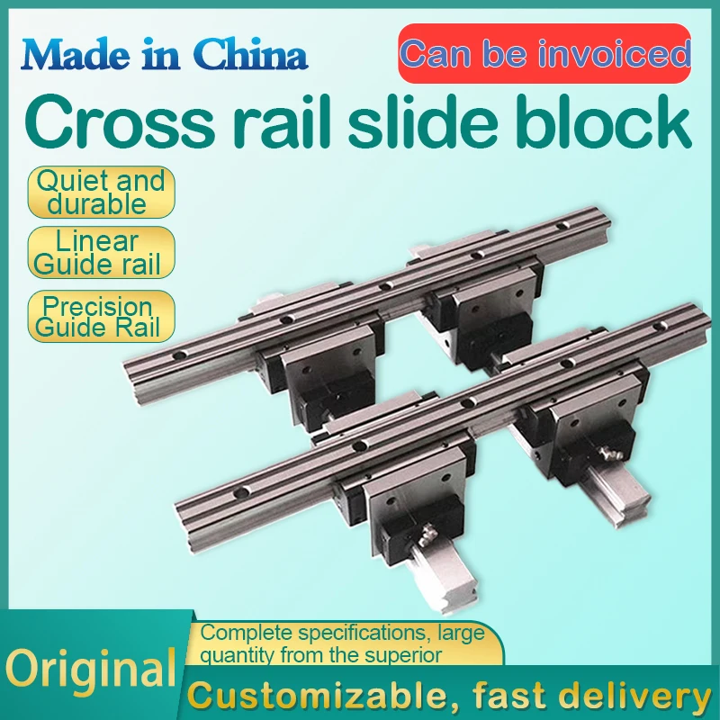 Cross Sliding Block Bearing Sliding Linear Guide Rail TRC15 20 25 30 ...