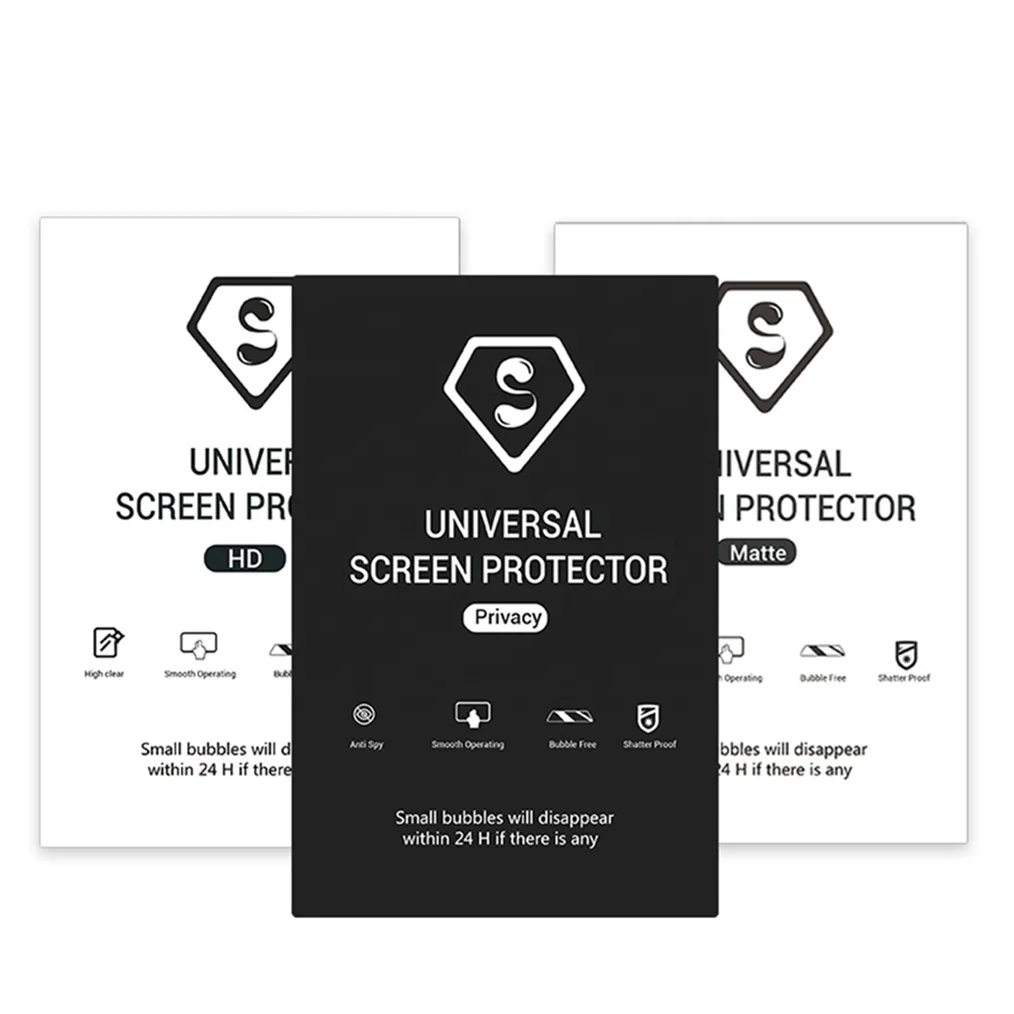 Anti-peep Hydrogel Film Cutting TPU film 180*120mm Anti-spy Screen ...