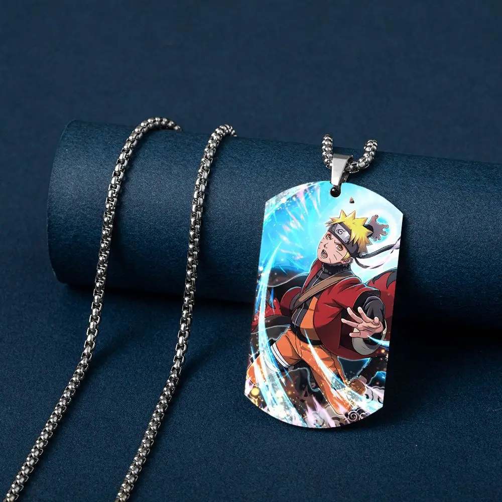 28 Design High Quality Anime Uzumaki Ninja Stainless Steel Dog Tag ...