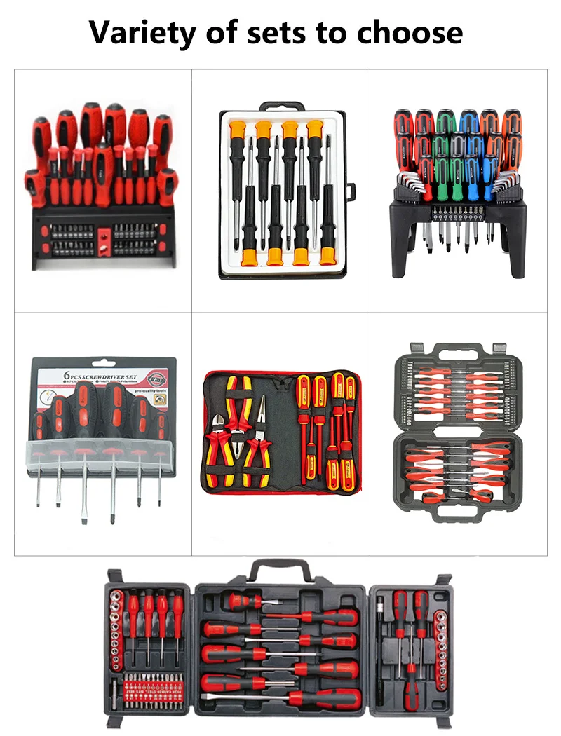Custom 6 Piece Screwdriver Set - Popular Hand Tools
