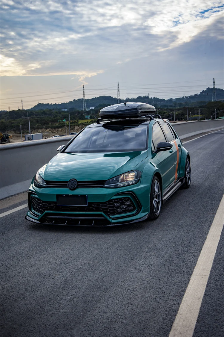 VW Golf 7 MK7 Wide Body Kit: Front & Rear Bumpers & Side Skirts - OEM