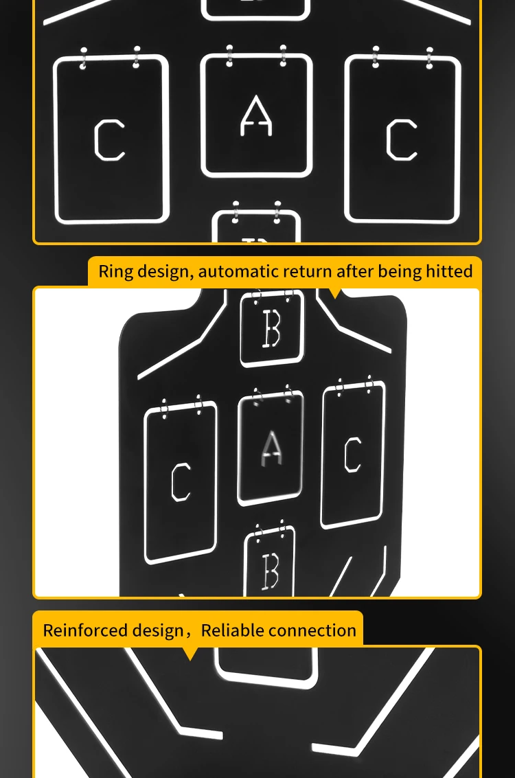 ISPC Laser Cut Steel Targets - Ideal for Shooting Training