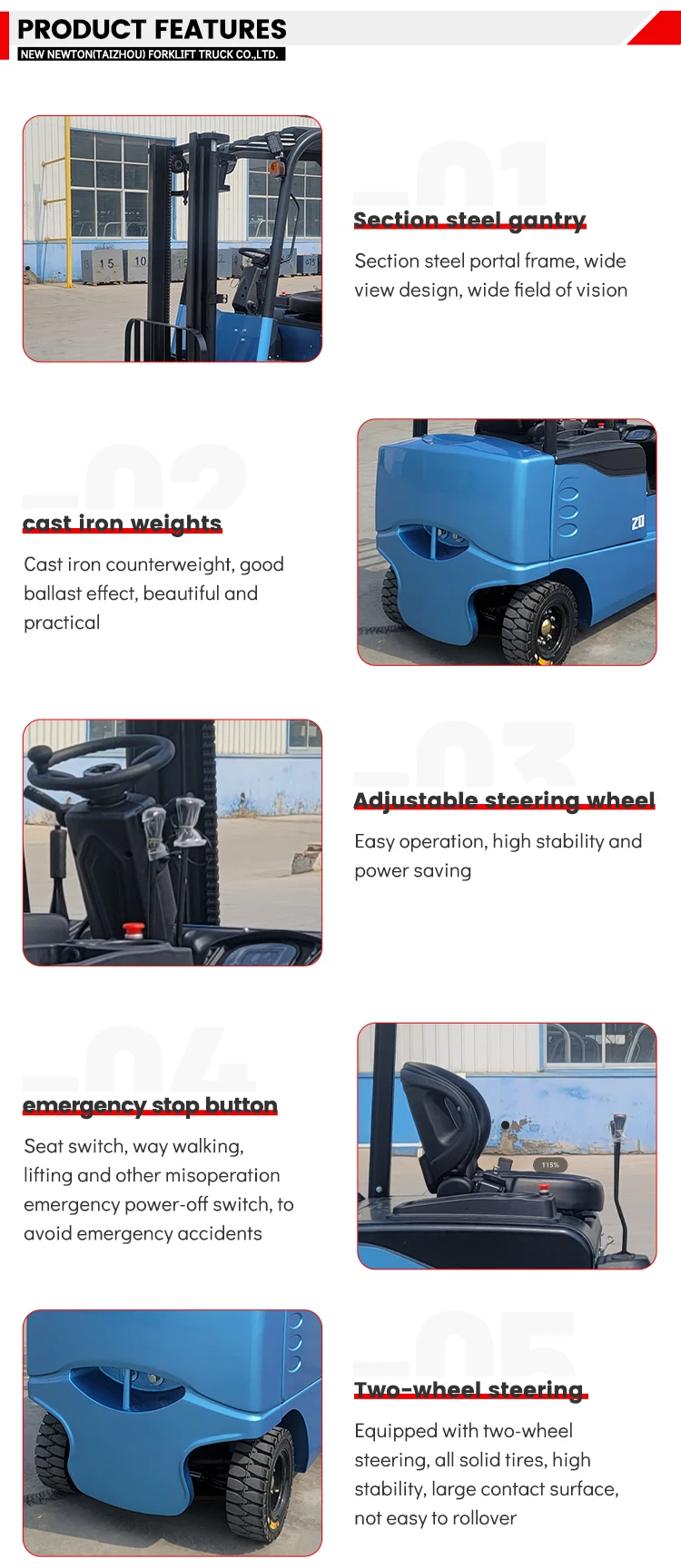Montacargas Electrico 1.5t 2t Electric Forklift Small Mini Hydraulic Electric Fork Lift Truck ...
