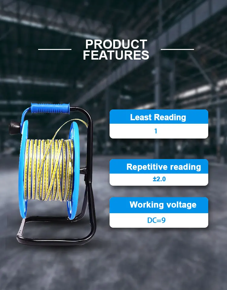 SLD500 30meter Portable Steel Ruler Cable Deep Water Level Gauge Level ...