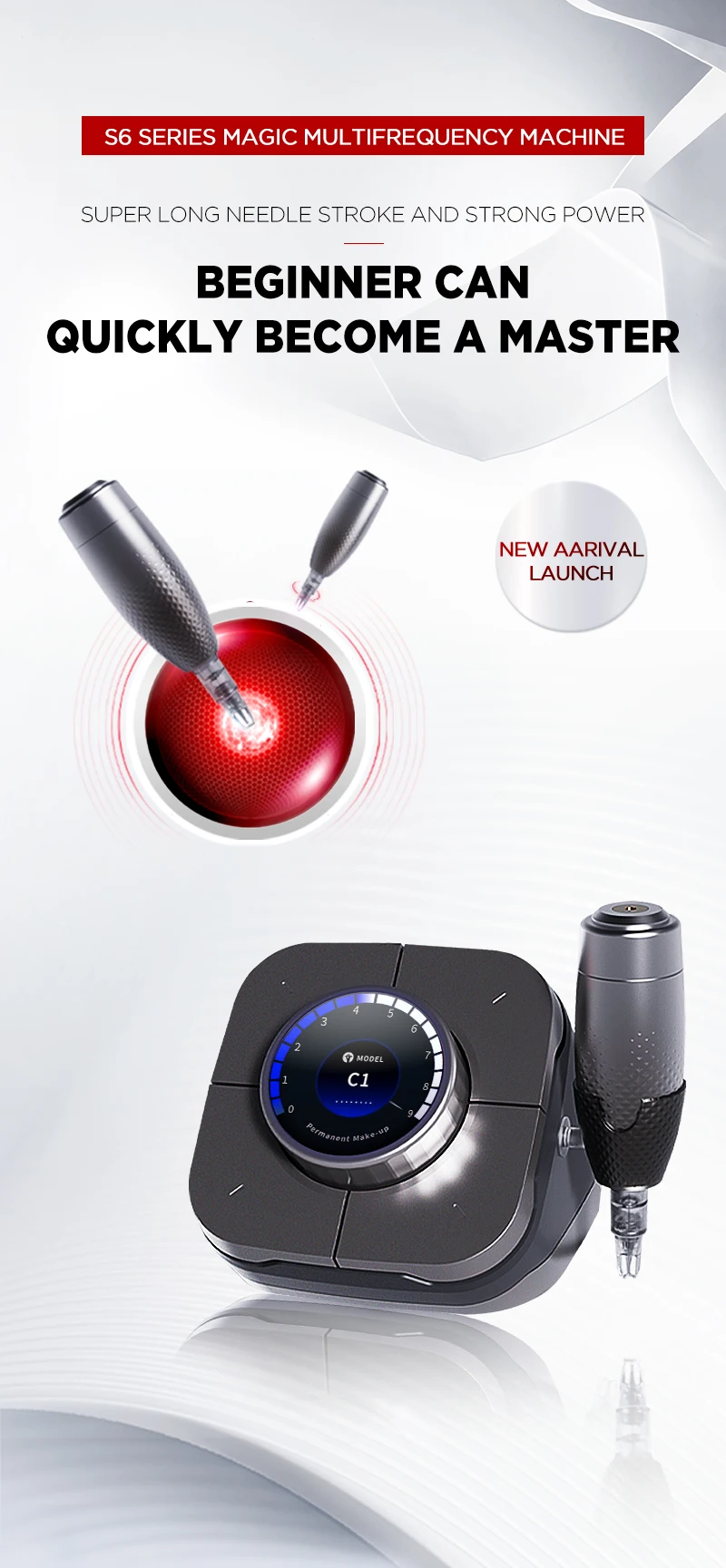 Newest Customizing Multi-frequency Machine Microshading Lip Permanent ...