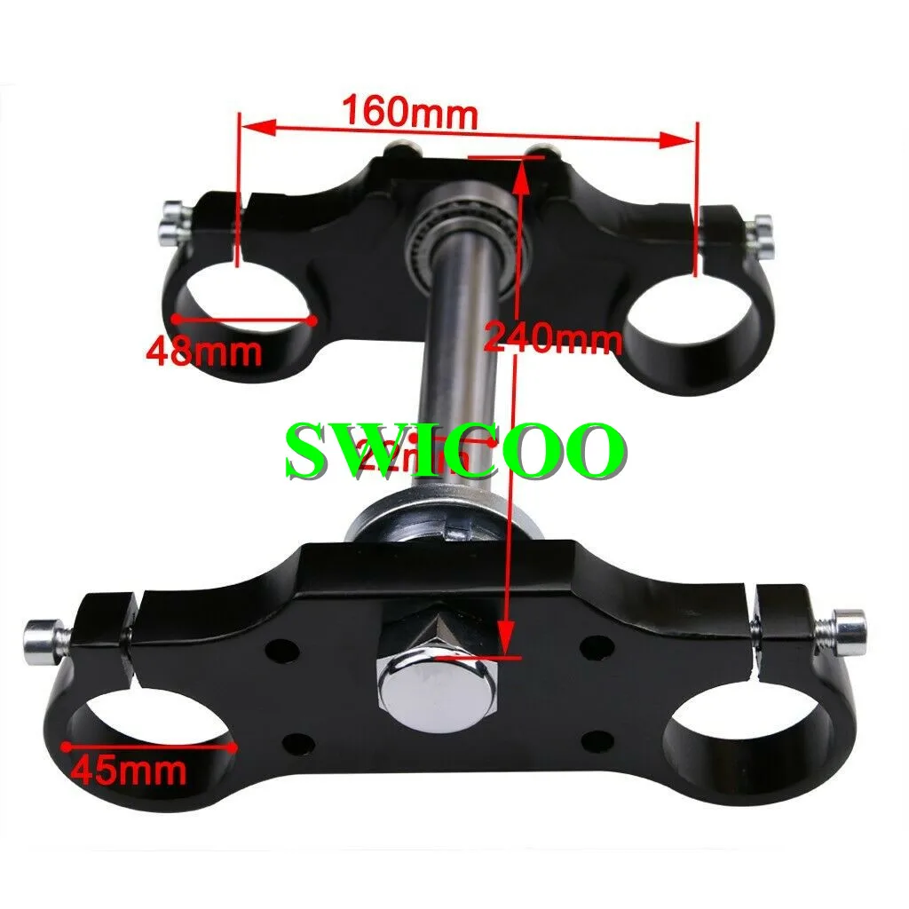 Motorcycle Front Fork 29" 735mm 45/48mm Triple Tree Clamp