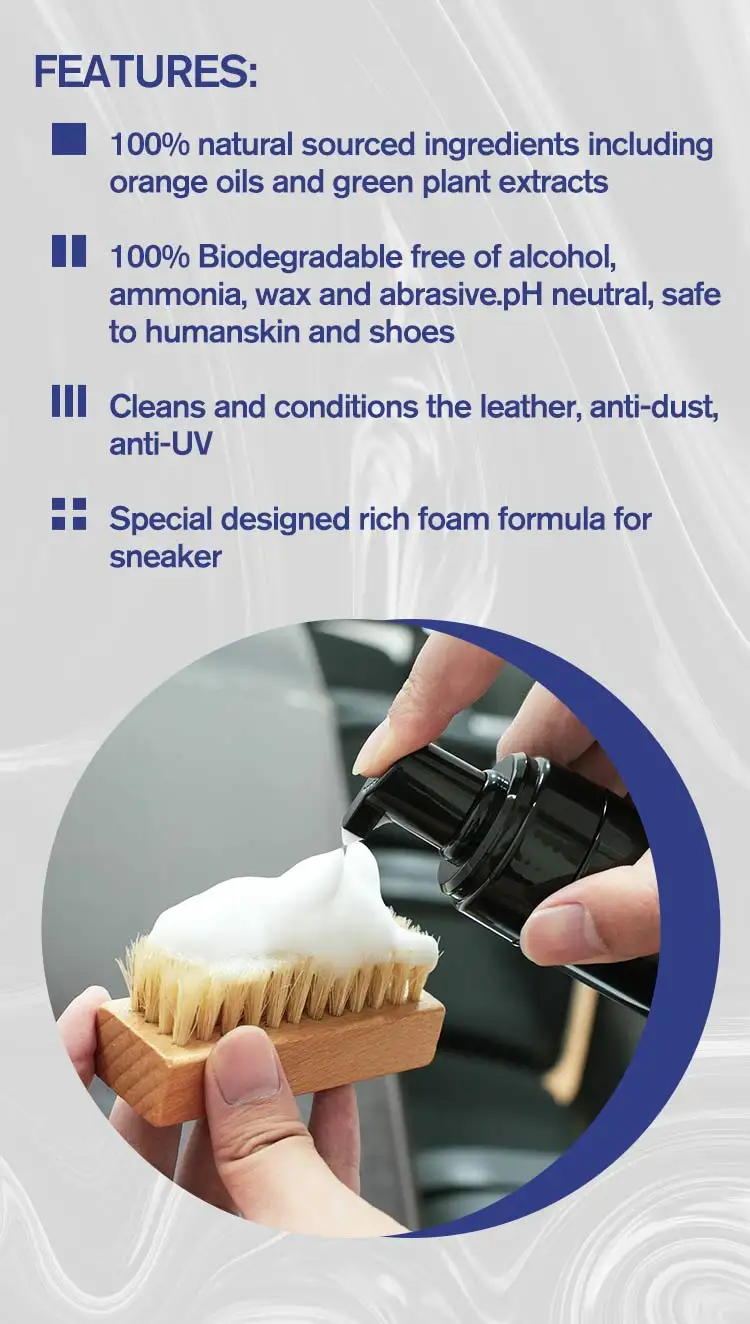 Custom Logo Packaging - Shoe Cleaning Kit - 150ml Bottle