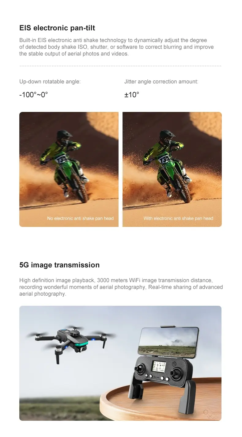 D8 PRO Obstacle Avoidance Uav Mapping Drone with 8k Camera