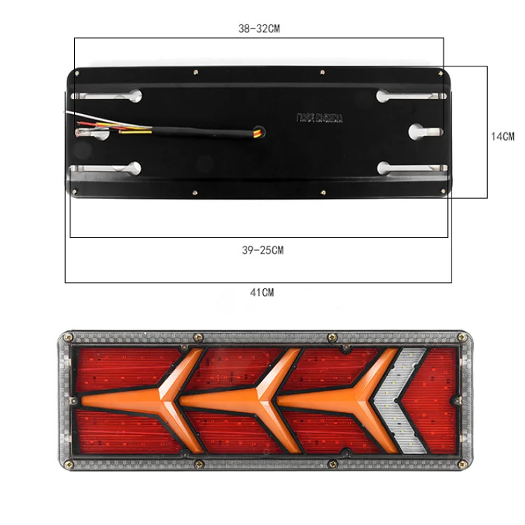 New 24V LED Tail Lights for Coach and Truck Rear Bus LED Signal Tail ...