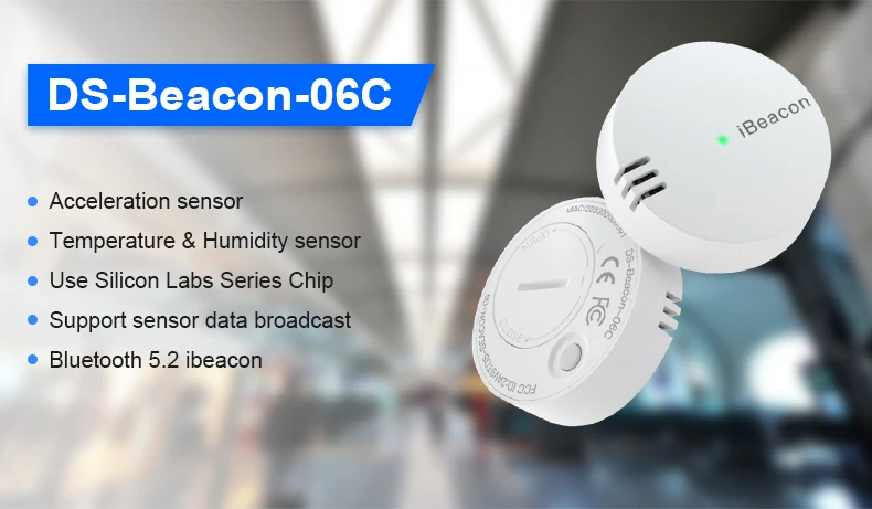 3 Axis Sensor Beacon Bluetooth Waterproof Round Url Proximity Beacon ...