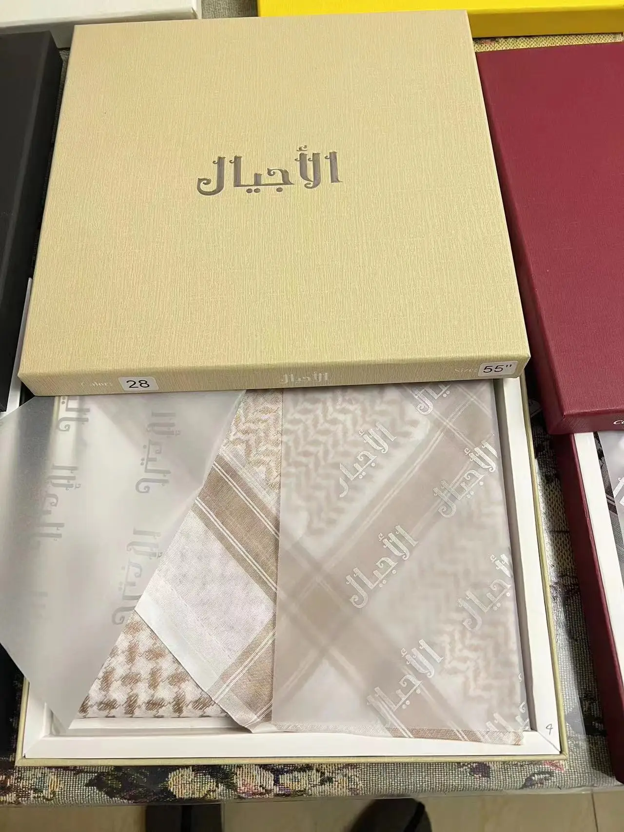 Hot Sale Dubai Saudi Qatar Ghutra Scarf Ethnic Keffiyeh High Quality ...