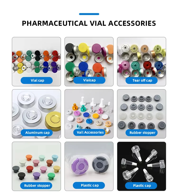 ISO8362-1 Standard Flat Tubular Borosilicate Glass Vials
