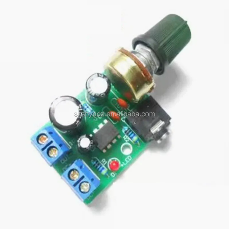 LM386 10W Audio Amplifier Board Mono 3.5mm DC 3-12V Volume Control Mini ...