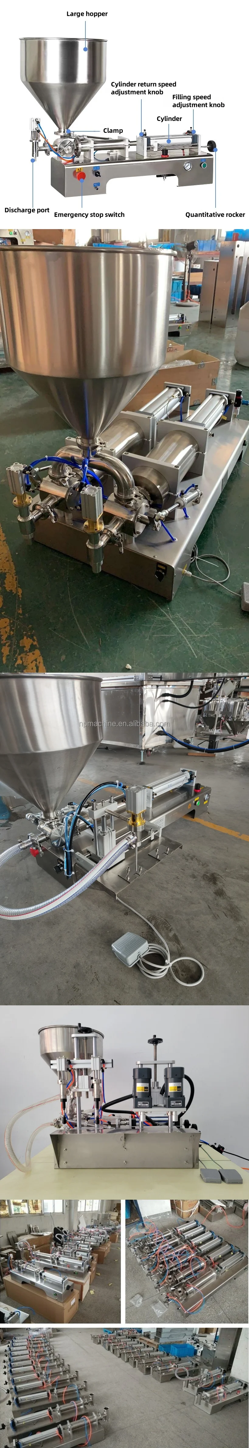 NP Brand Semi-Automatic Weighing Type Bucket Tank Liquid Filling ...