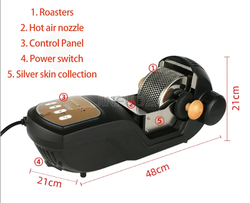 Dongyi 200g 300g Mini Coffee Roasting Machine/small Home Use Hot Air ...