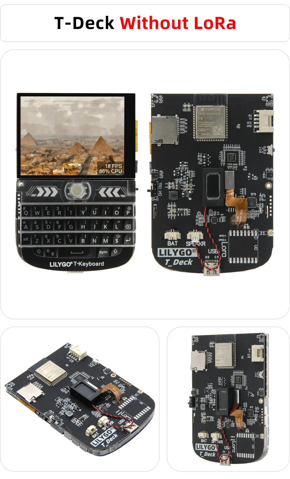T-deck ESP32-S3 Lora Module - Long Range Wifi Development Board
