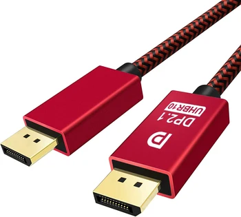 Vesa Certified Dp2.1 Male To Male Cable 16k Uhbr10 Dp40 40gbps / 80gbps ...
