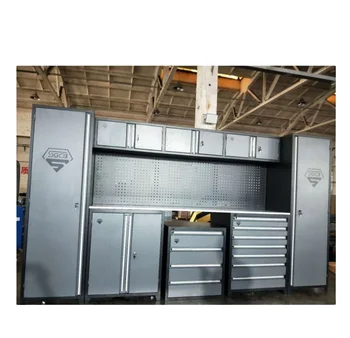 Garage Storage Cabinets With 4 Doors And Shelves Modular Tool Cabinet ...