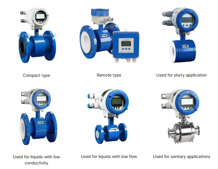 RS485/MODBUS DN10-2000mm Electromagnetic Flow Meter Mag-11 for Water ...